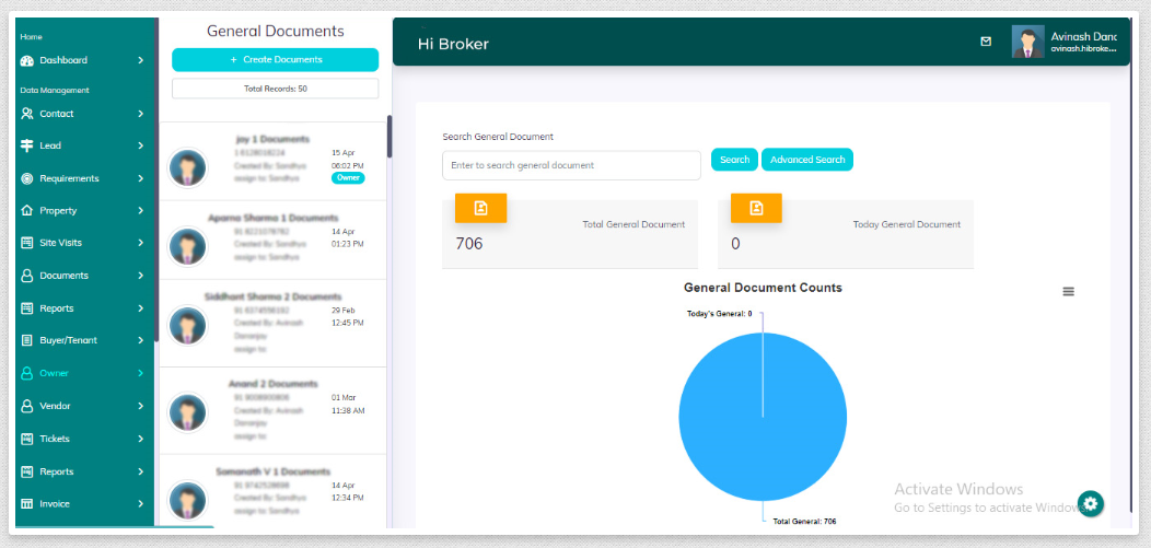 CRM for Real Estate Consultants for Commercial/Residential Properties