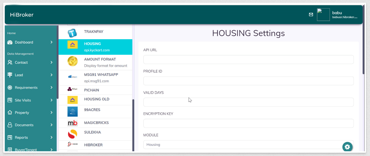 CRM for Real Estate Consultants for Commercial/Residential Properties
